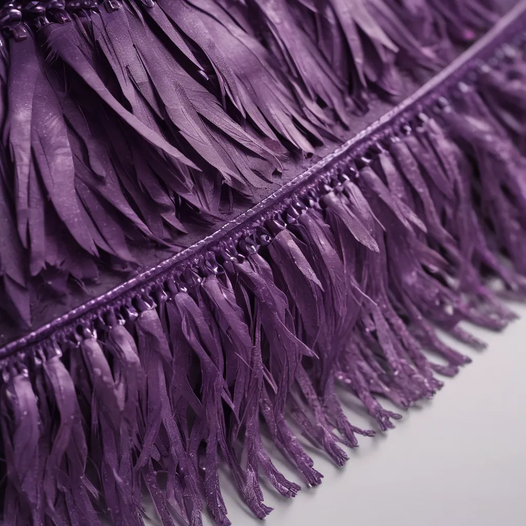 Exploring the Elegance of Purple Fringe Trim