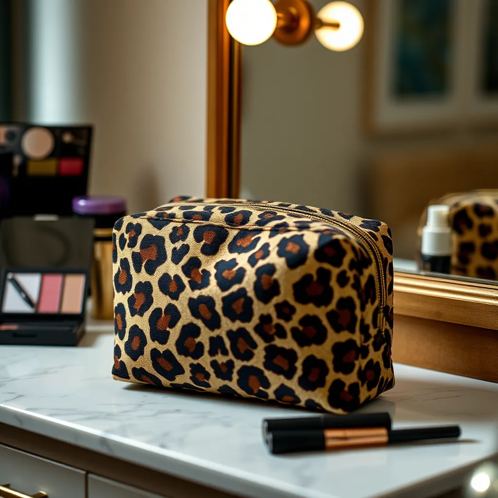 Stylish Leopard Print Makeup Bags: Function Meets Fashion