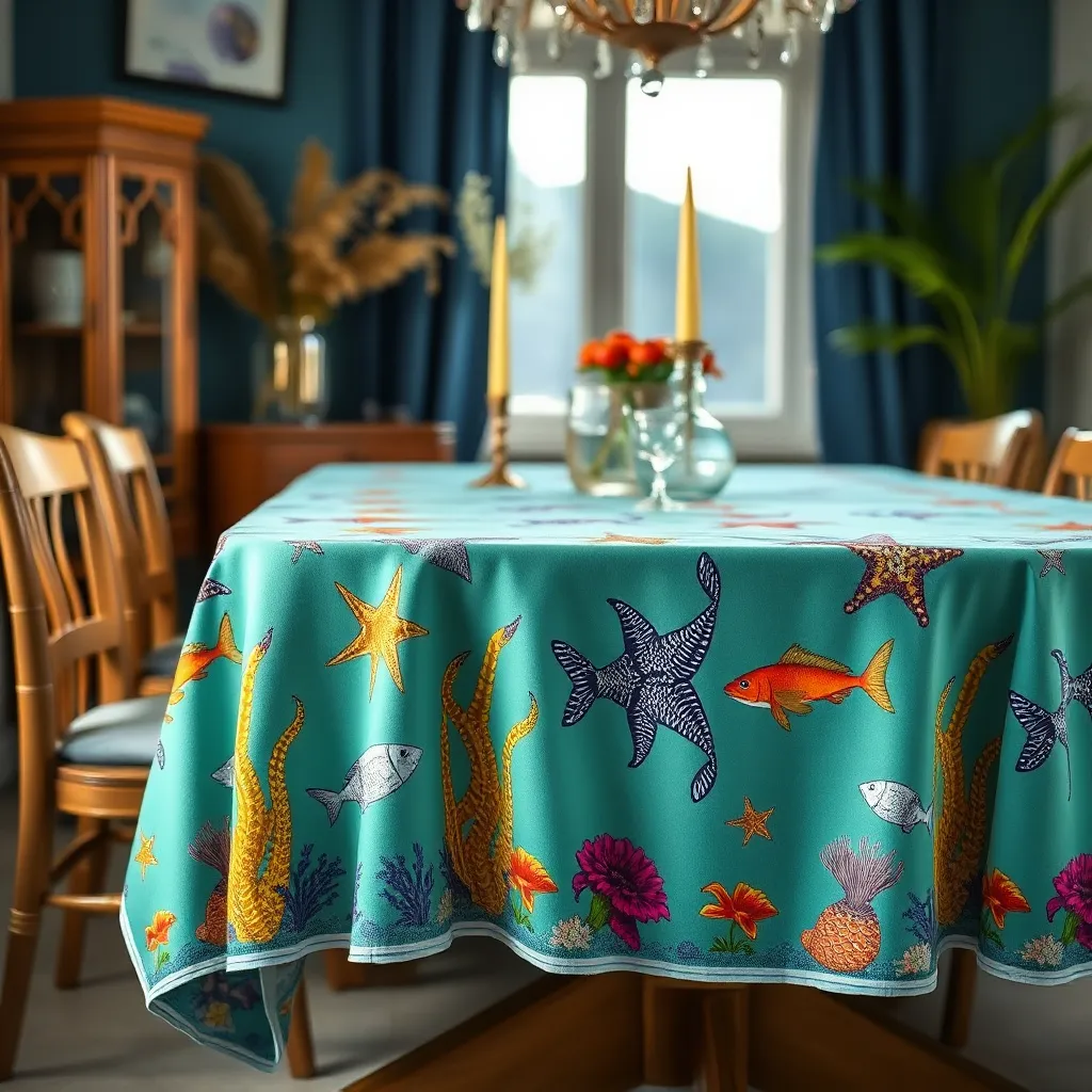 Exploring Under the Sea Tablecloths for Unique Interiors