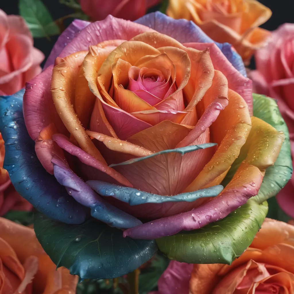 Exploring the Fascination of Silk Rainbow Roses